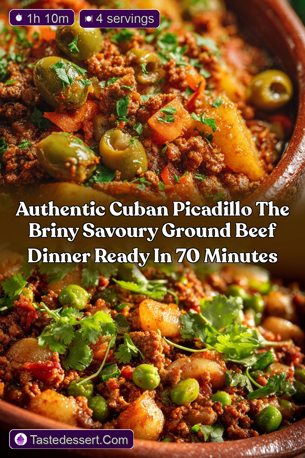 Authentic Cuban Picadillo Briny Savoury OnePot Family Dinner