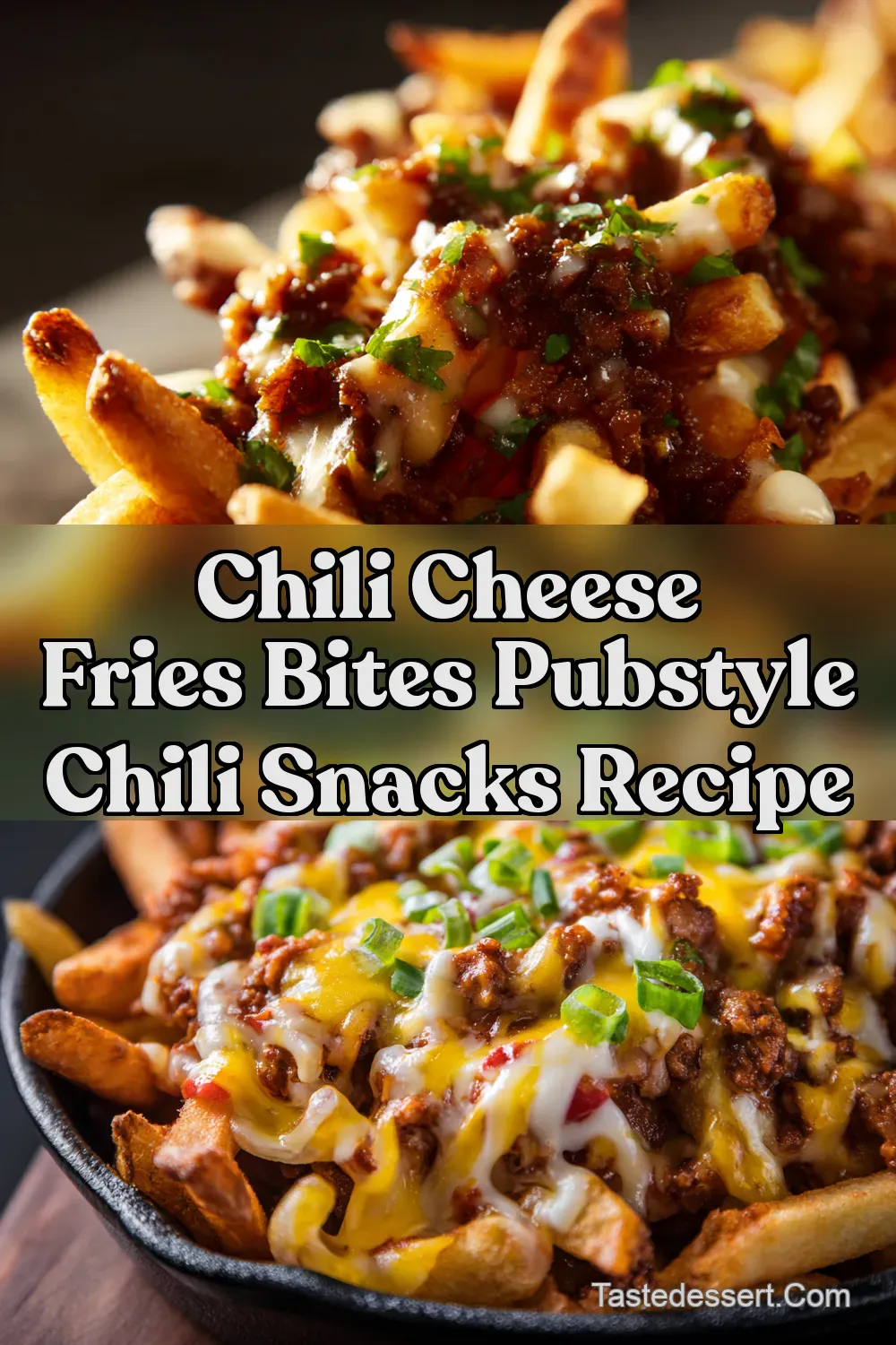 Chili Cheese Fries Bites PintSized Pub Grub Heaven - Taste…