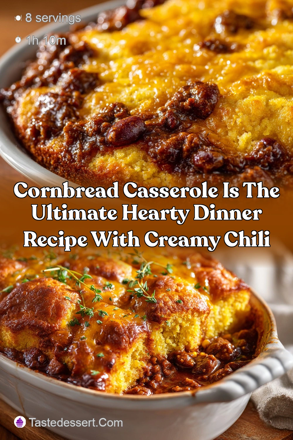 Cornbread Casserole: The Ultimate Hearty Chili-Cheese…