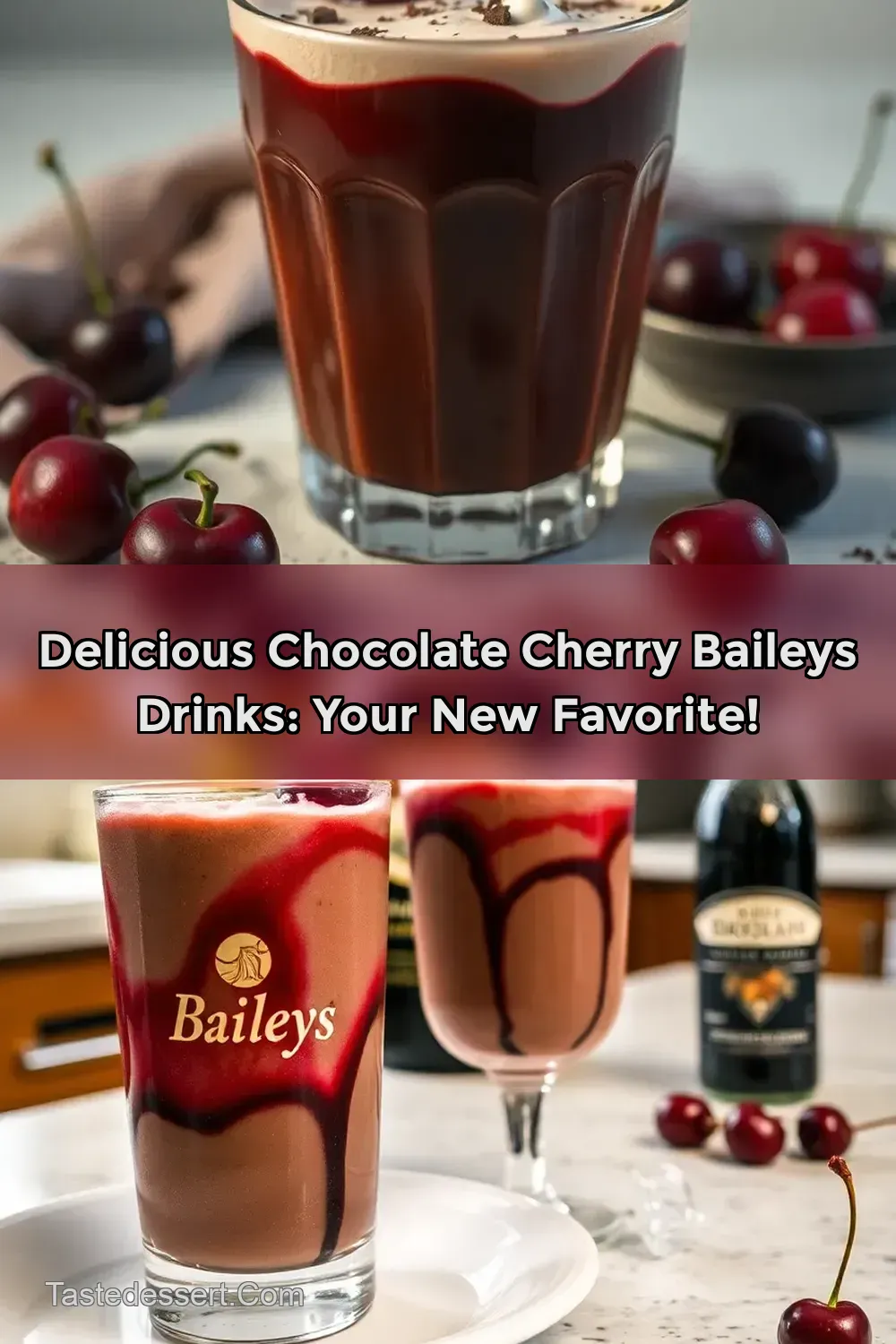 Indulgent Chocolate Cherry Baileys Drinks: A Cozy Delight