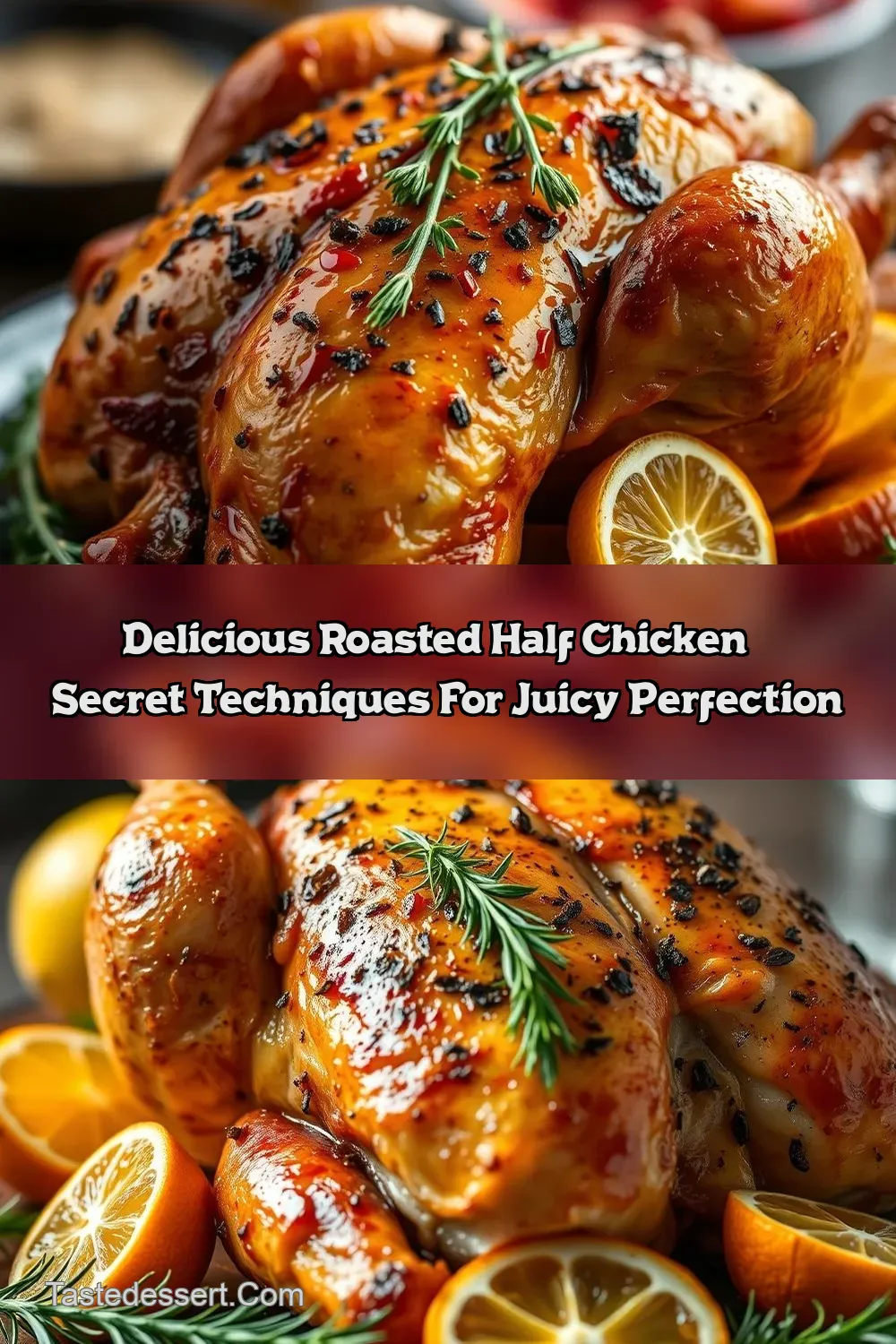 Easy & Juicy Roasted Half Chicken: My Herb-Glazed Family…