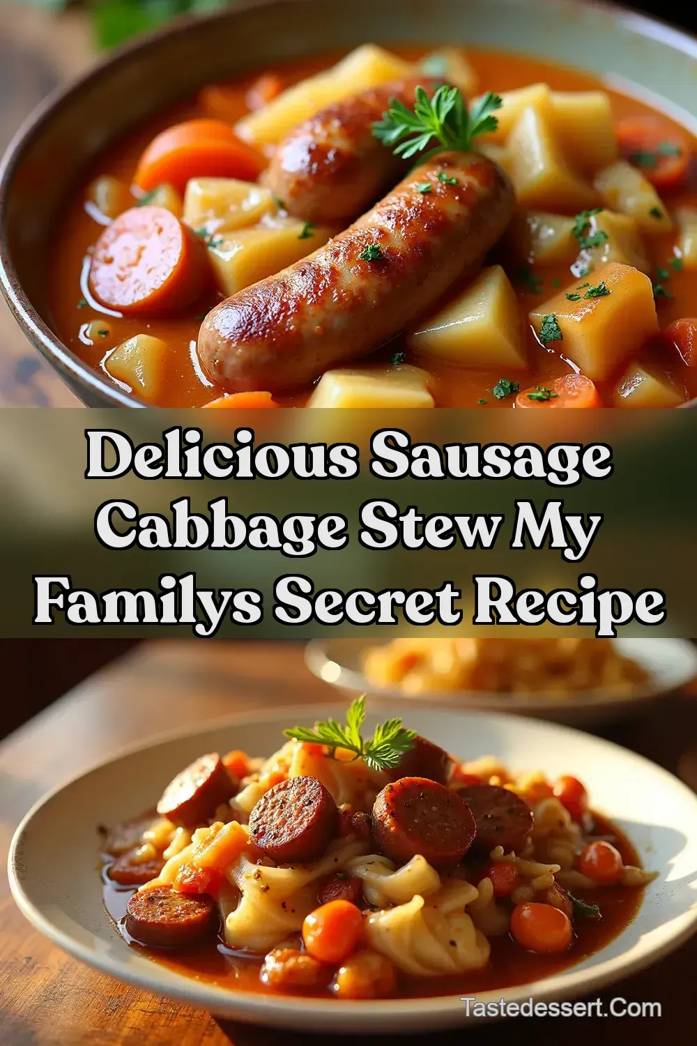 Hearty Sausage Cabbage Stew A Taste of Home - Taste Dessert