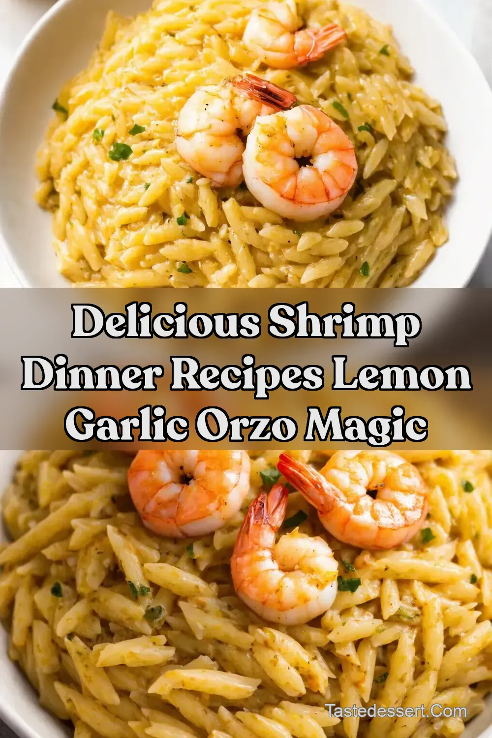 Lemon Garlic Shrimp Orzo A Mediterranean Dream - Taste…
