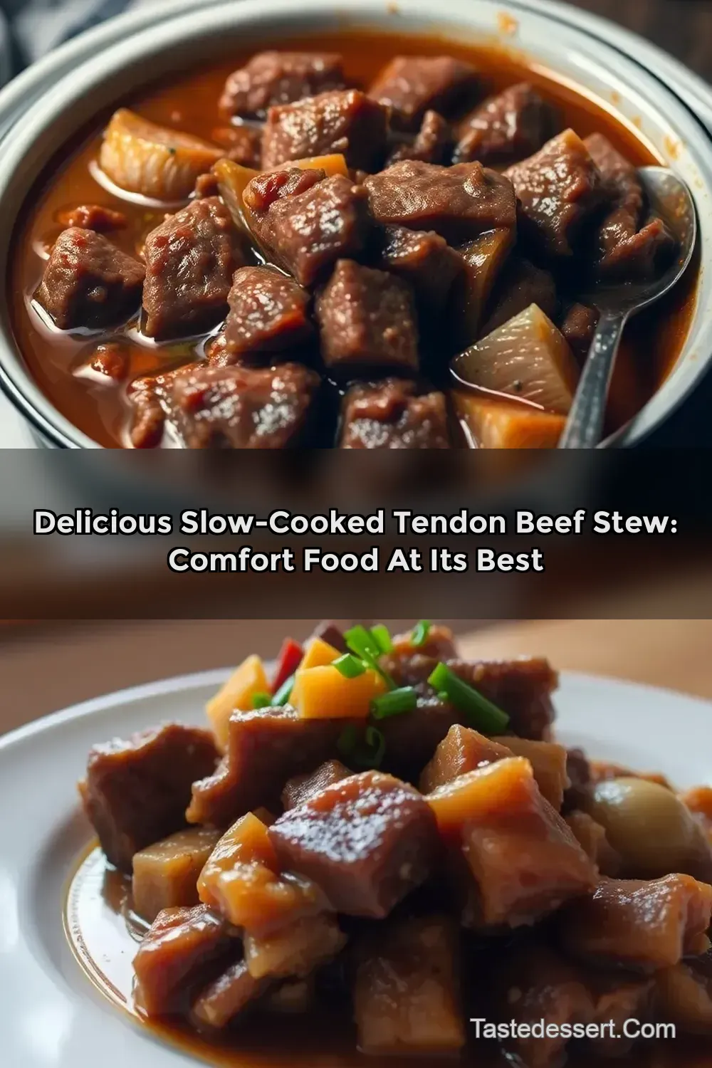 Slow-Cooked Tendon Beef Stew: A Cozy Family Favourite