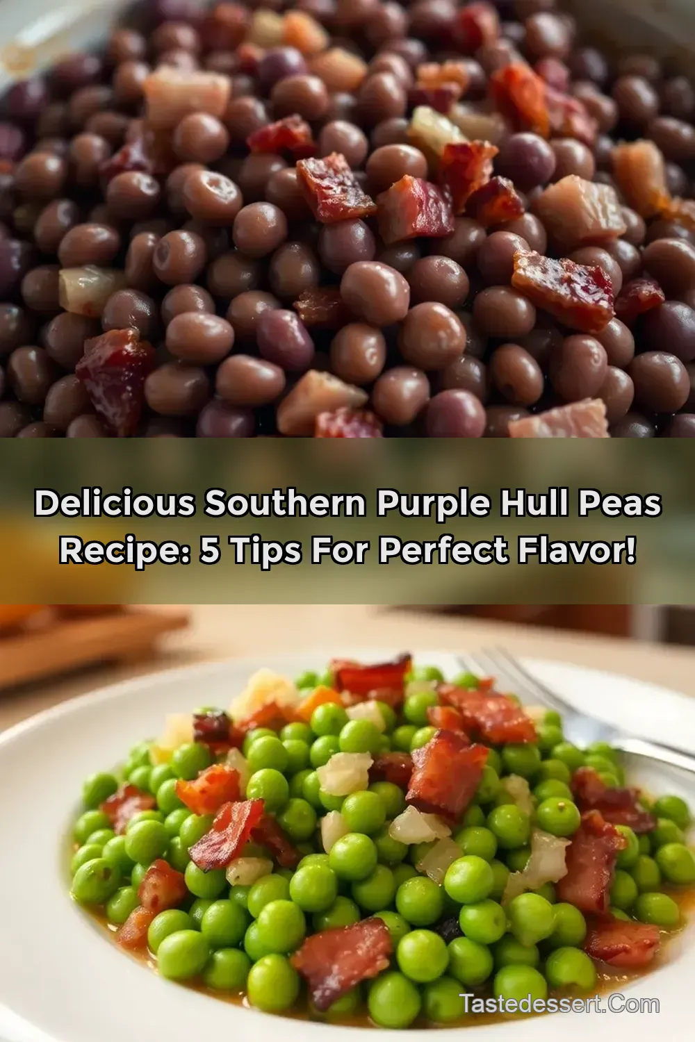Easy Southern-Style Purple Hull Peas Recipe with Bacon