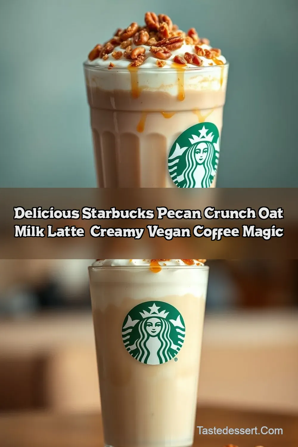 Cozy Pecan Crunch Oatmilk Latte: Creamy, Nutty, and Easy to…