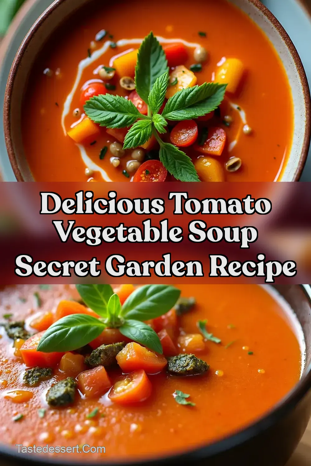 Roasted Tomato Soup Garden Vegetable Soup Perfection