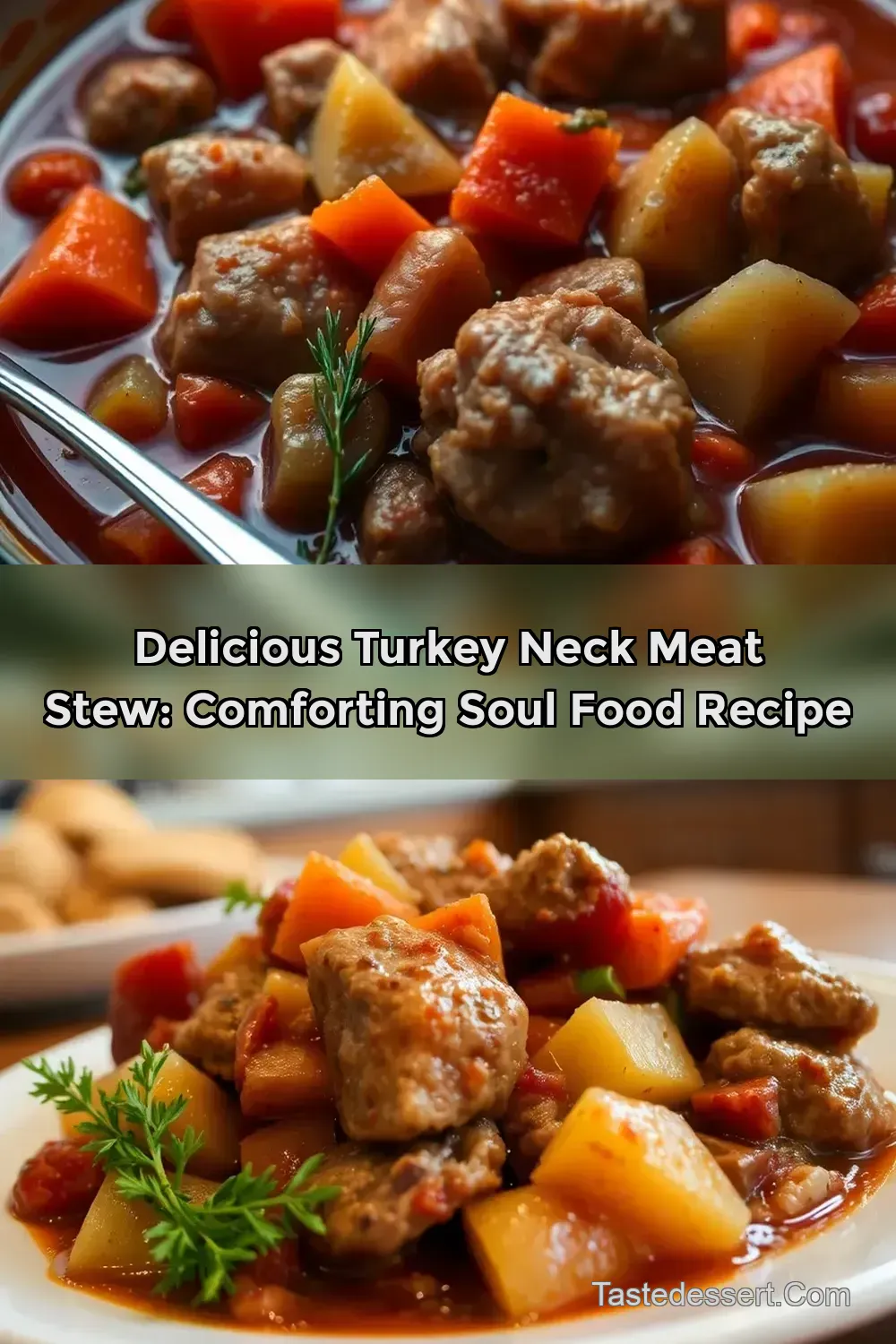 Comforting Turkey Neck Meat Stew: A Hearty Family Favourite