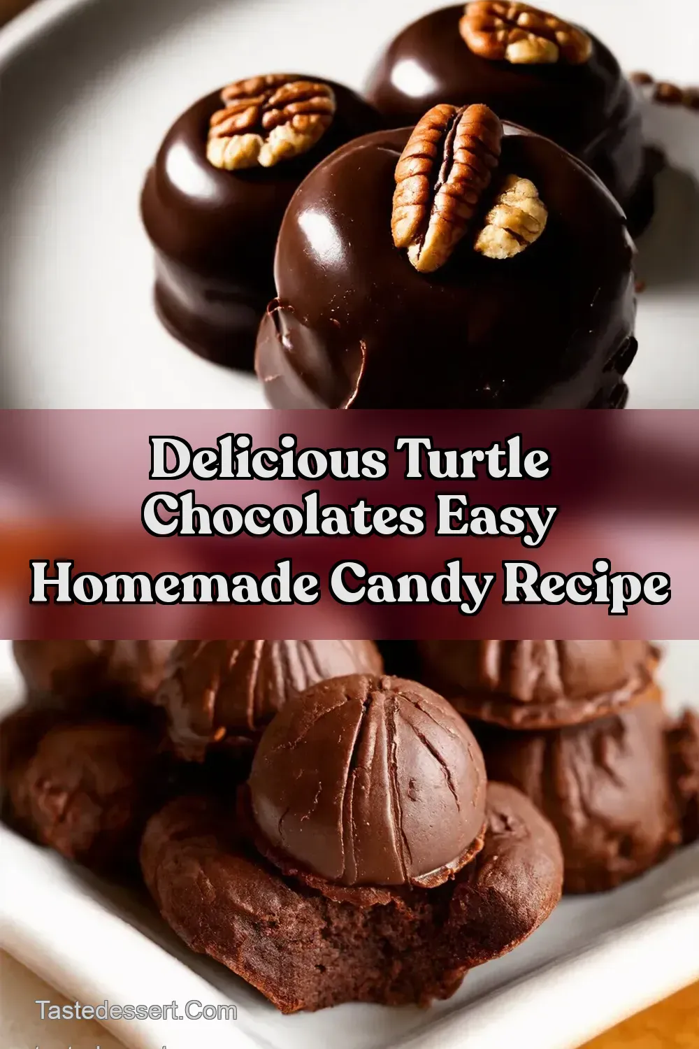 Easy Chocolate Turtles Recipe Homemade Pecan Perfection