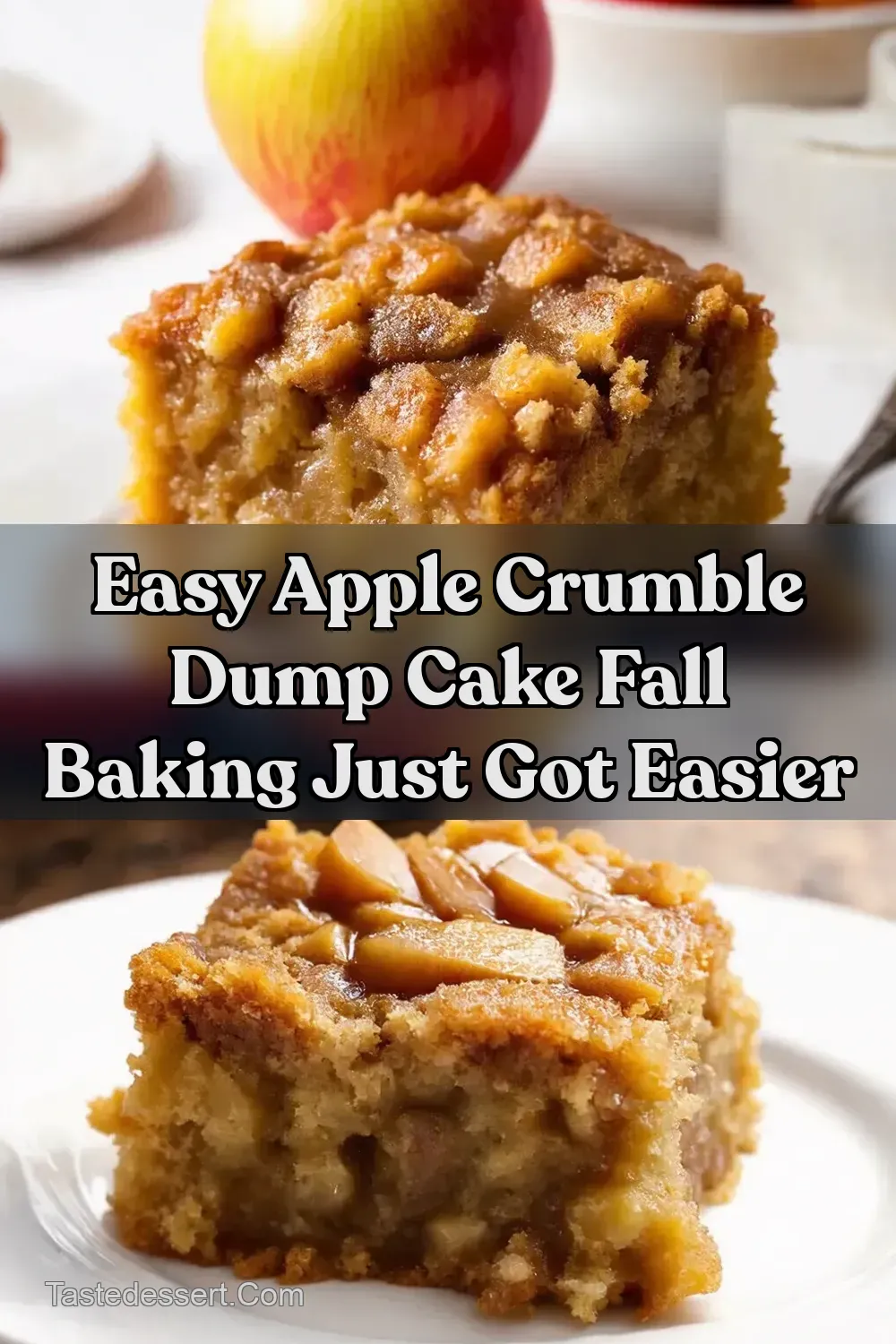 Caramel Apple Dump Cake Easiest Fall Dessert EVER - Taste…