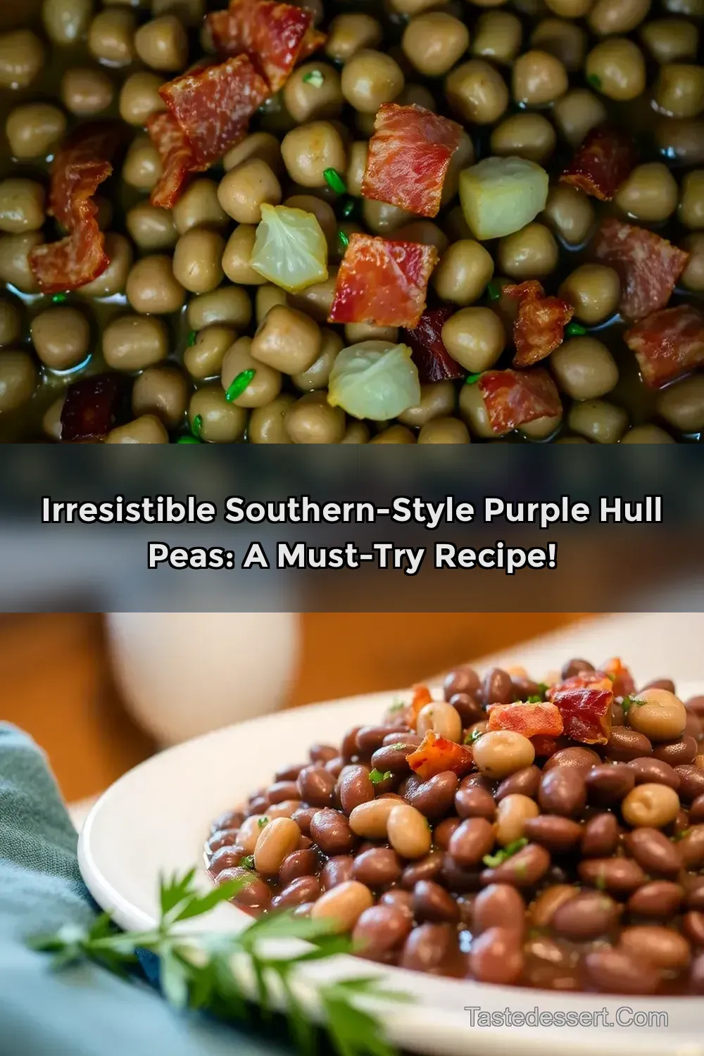 Delicious Southern-Style Purple Hull Peas with Bacon and…
