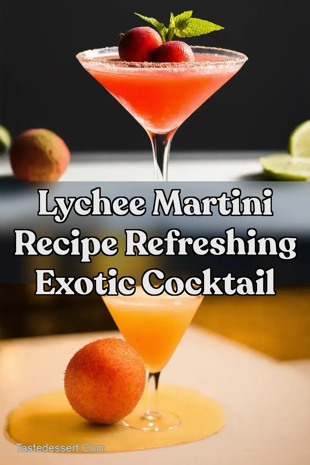 Litchi Martini An Exotic Taste of Summer - Taste Dessert