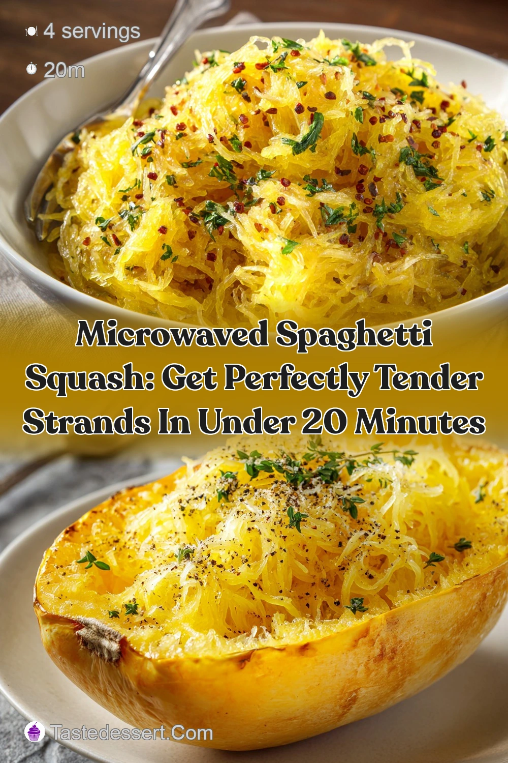 Microwaved Spaghetti Squash: Perfectly Tender Fast Low-Carb…