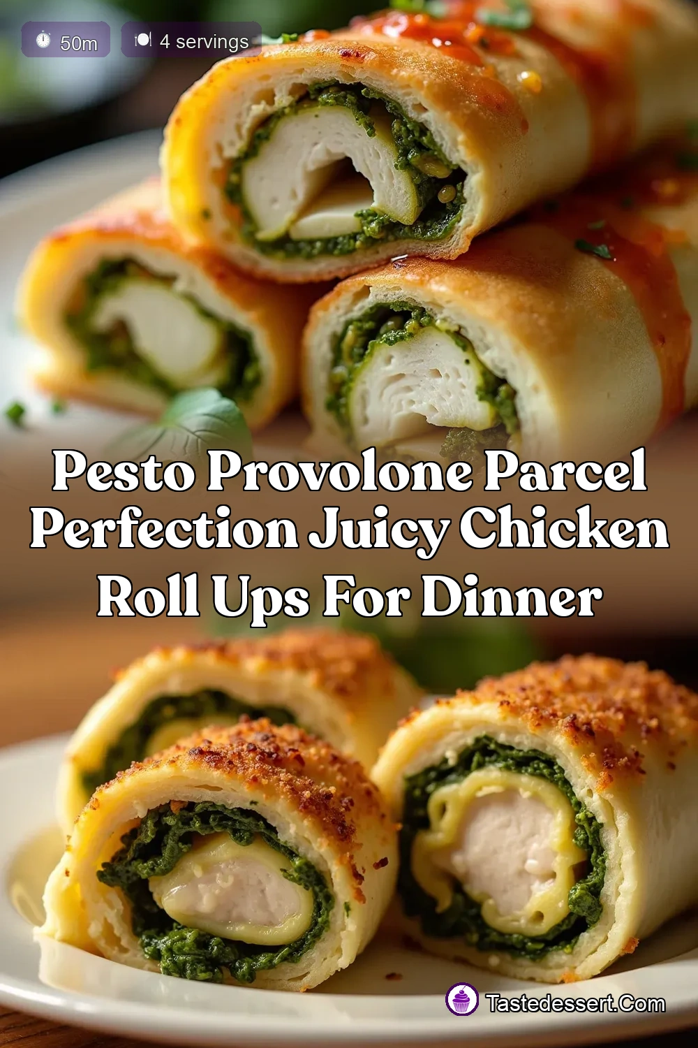 Simple Chicken Pesto Roll Ups Recipe Weeknight Dinner Rescue