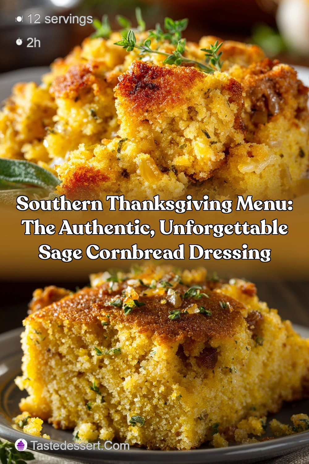 Southern Thanksgiving Menu: Classic Cornbread Dressing…