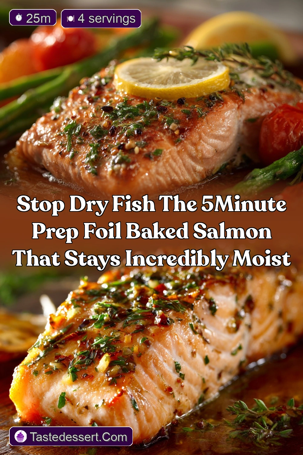 5Minute Prep Foolproof Baked Salmon Recipe 400ºF for Moist…