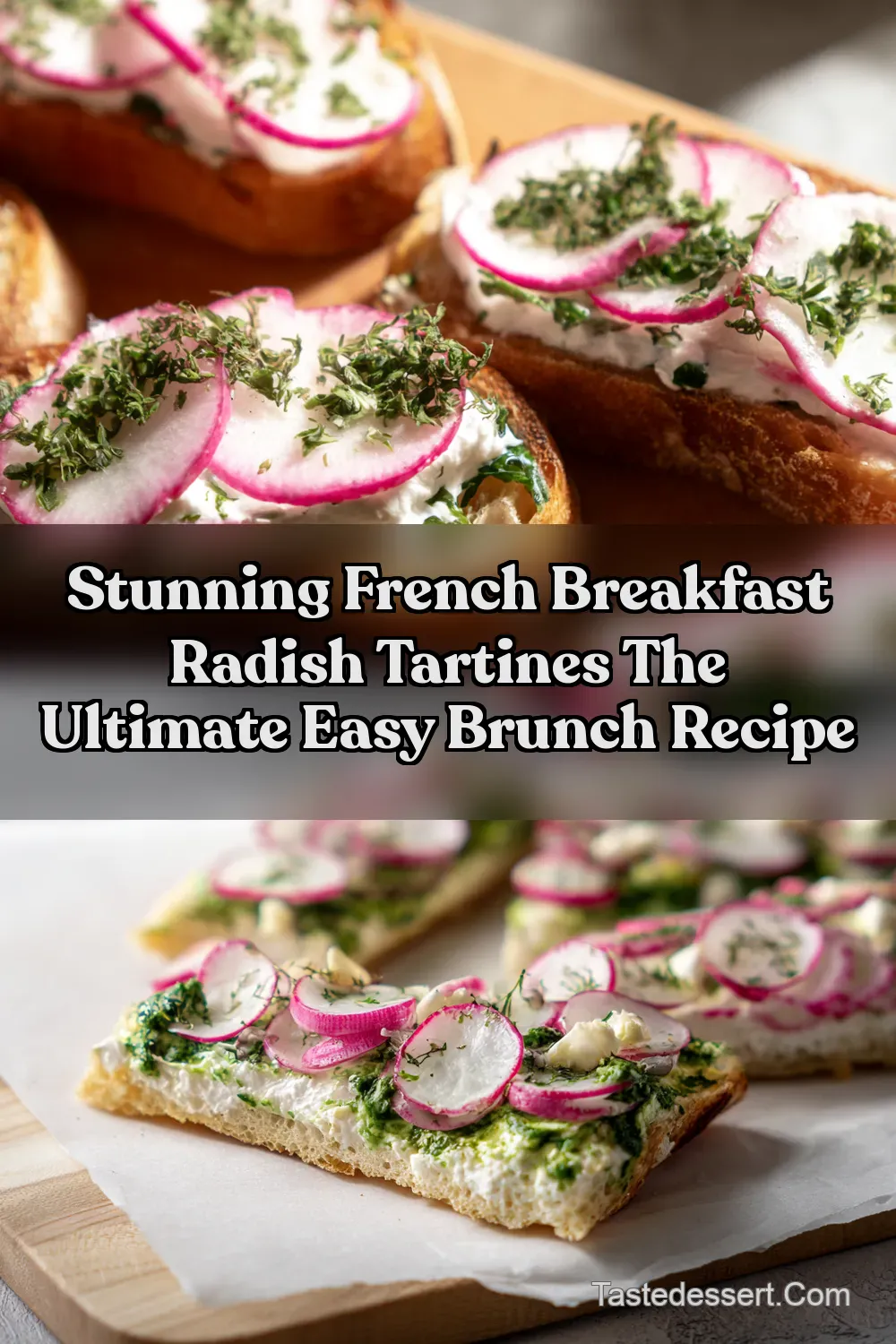 Radish Herb Tartines An Easy French Breakfast Treat - Taste…