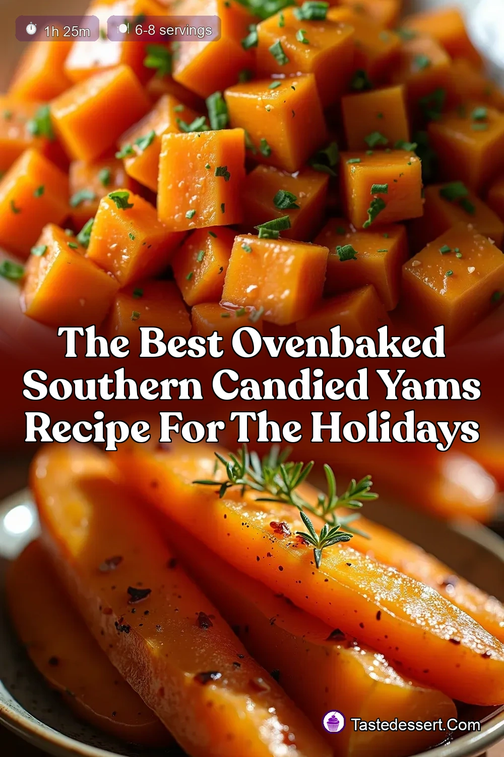 Easy OvenBaked Southern Candied Yams Recipe Sticky Sweet