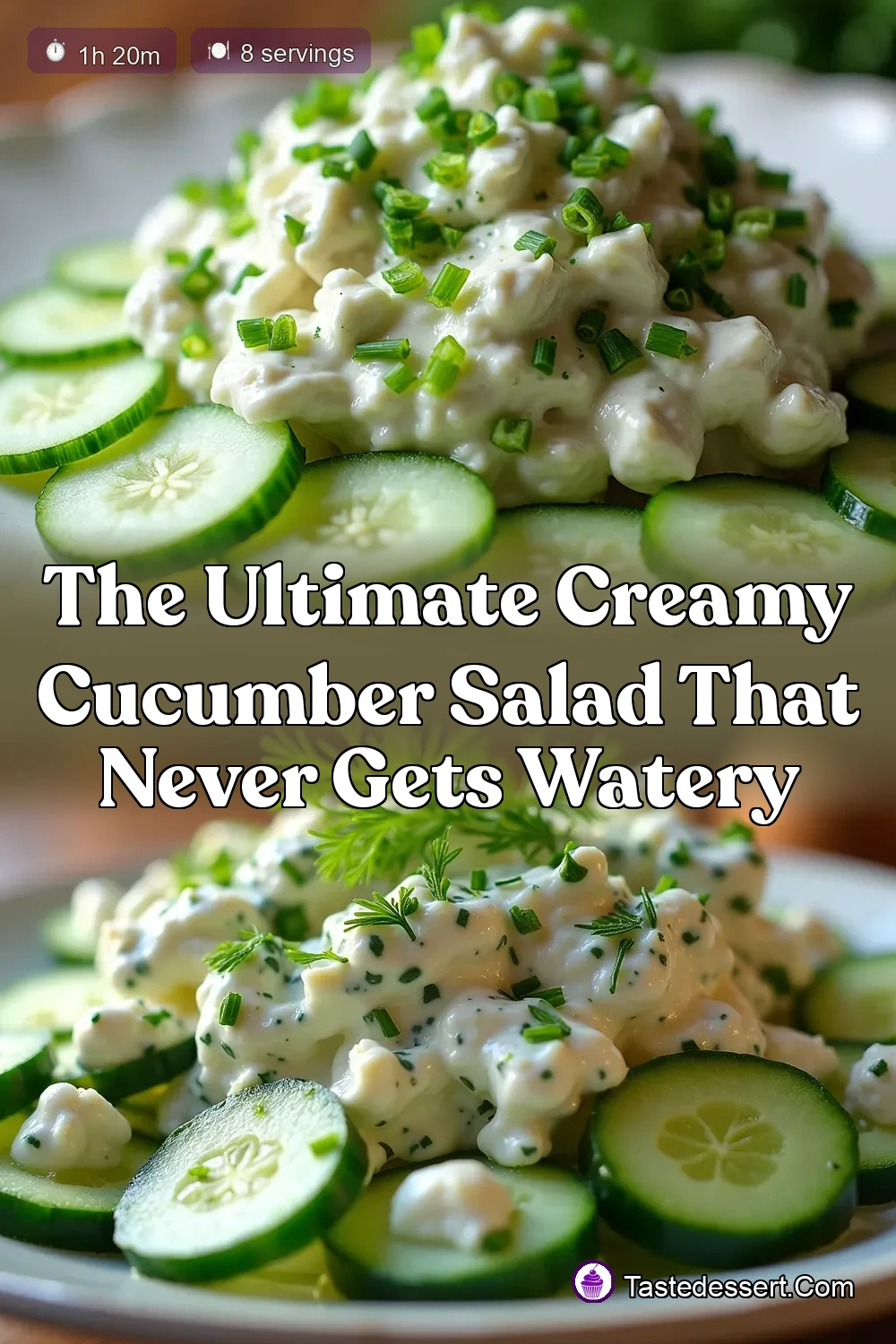 Creamy Cucumber Salad Recipe The Coolest Dill Chive Side