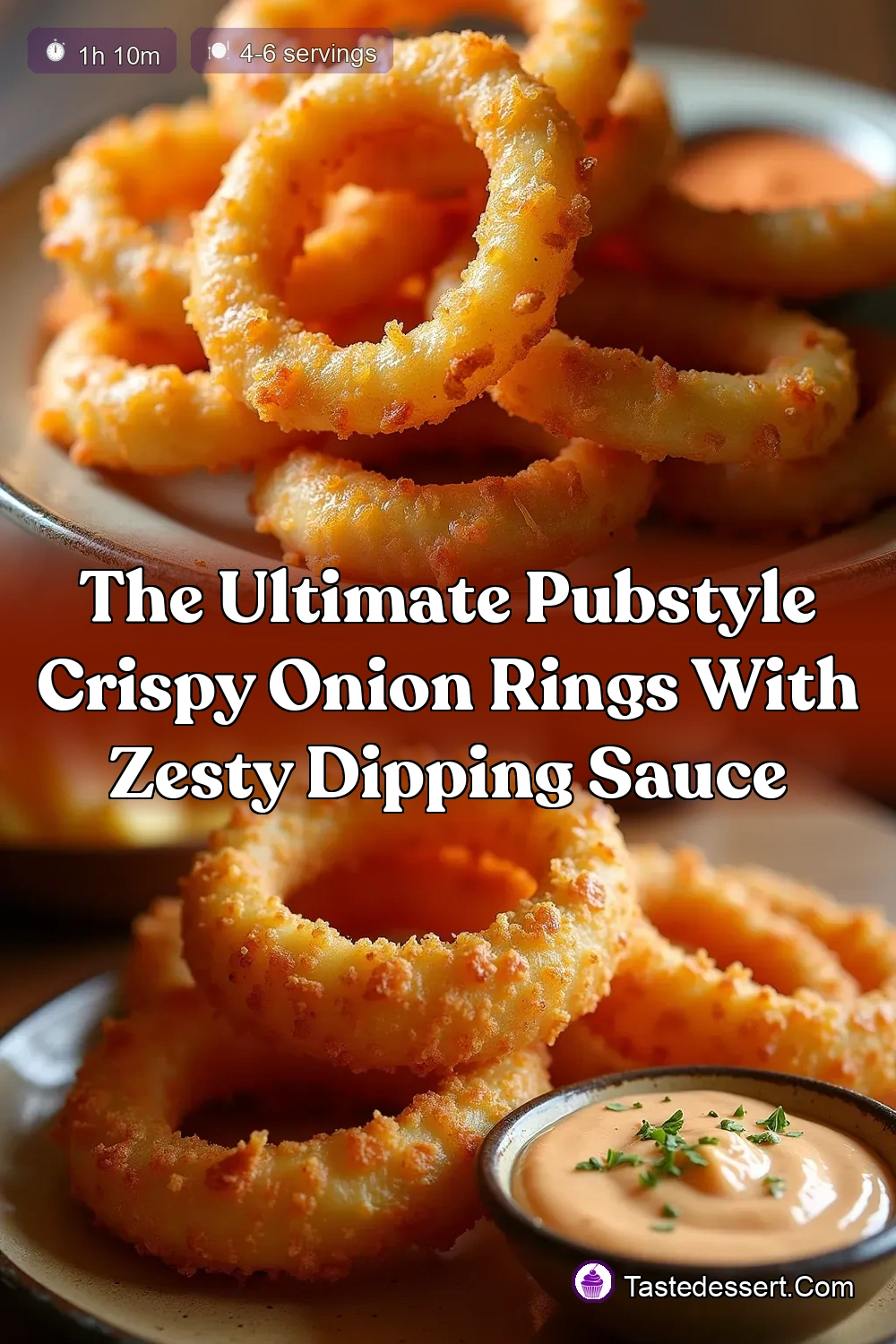Best Crispy Onion Rings with Zesty Smoked Paprika Aioli