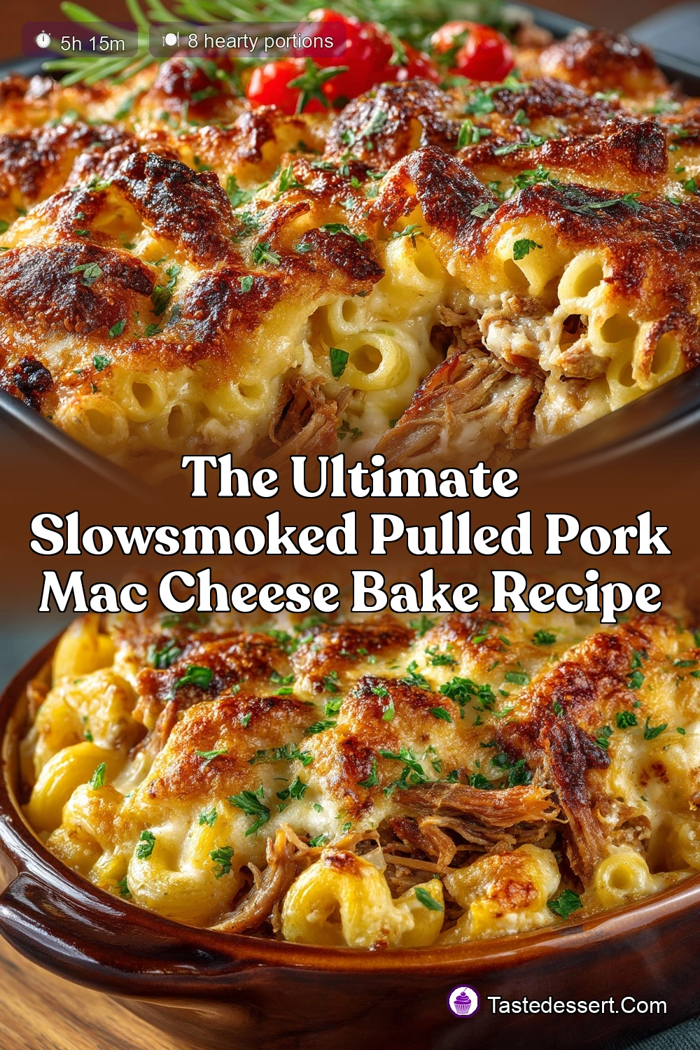 The King of Comfort Pulled Pork Mac and Cheese Bake - Taste…