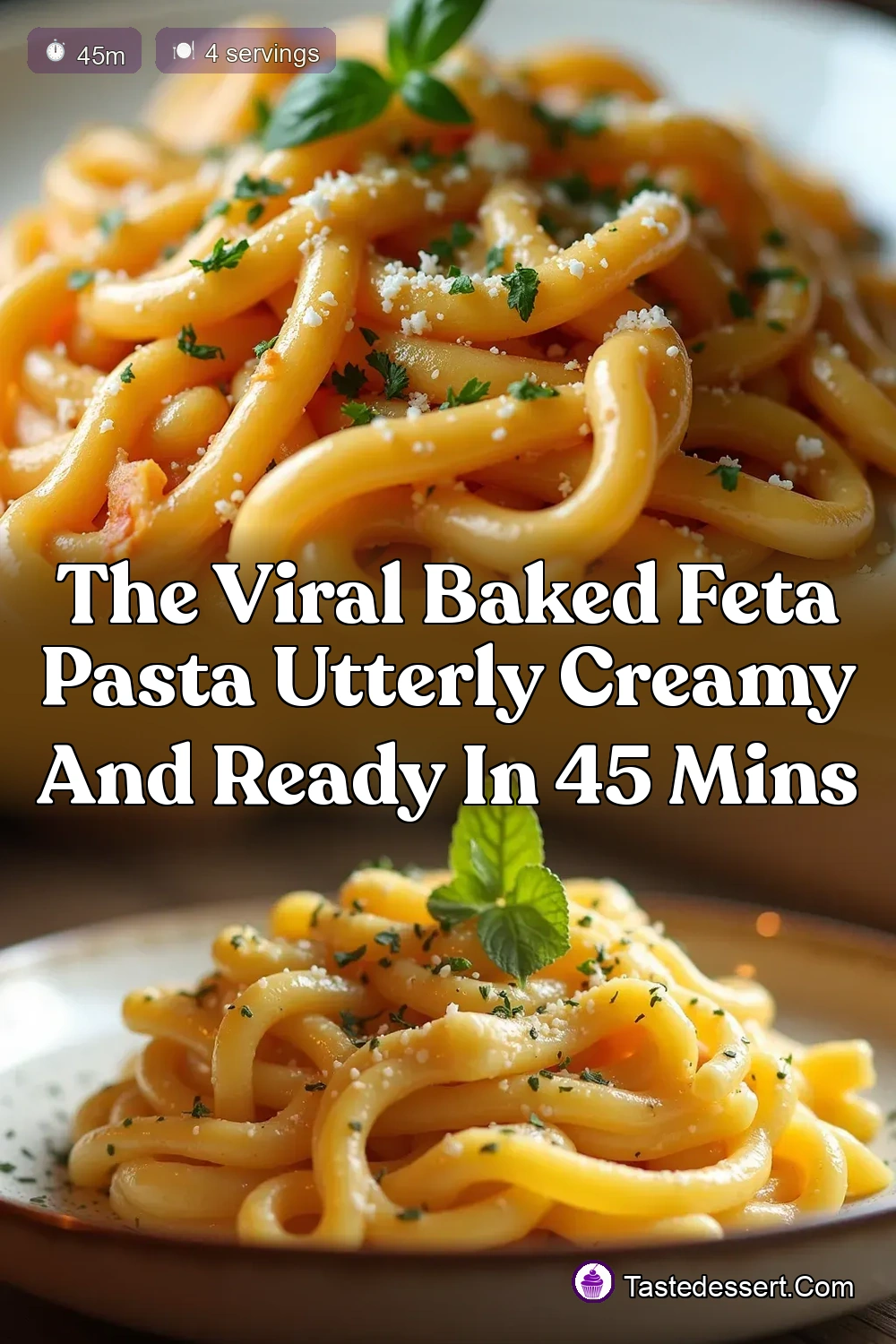 The Easiest Creamy Baked Feta Pasta Recipe TikTok Famous