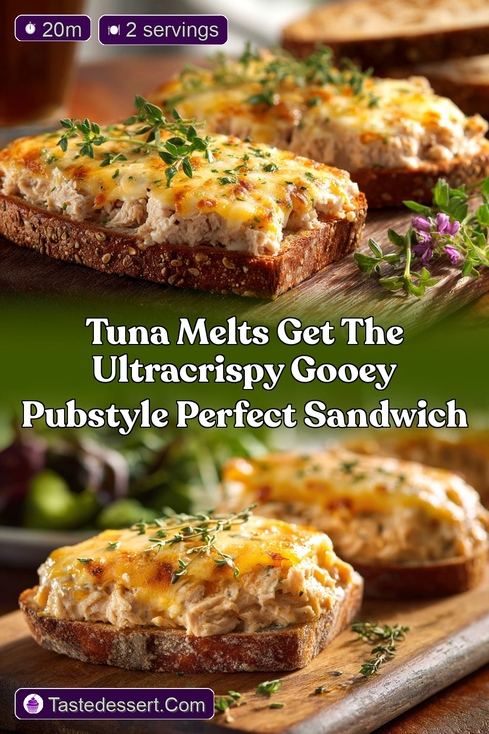 Tuna Melts The Best Crunchy Cheesy Pub Lunch Recipe - Taste…