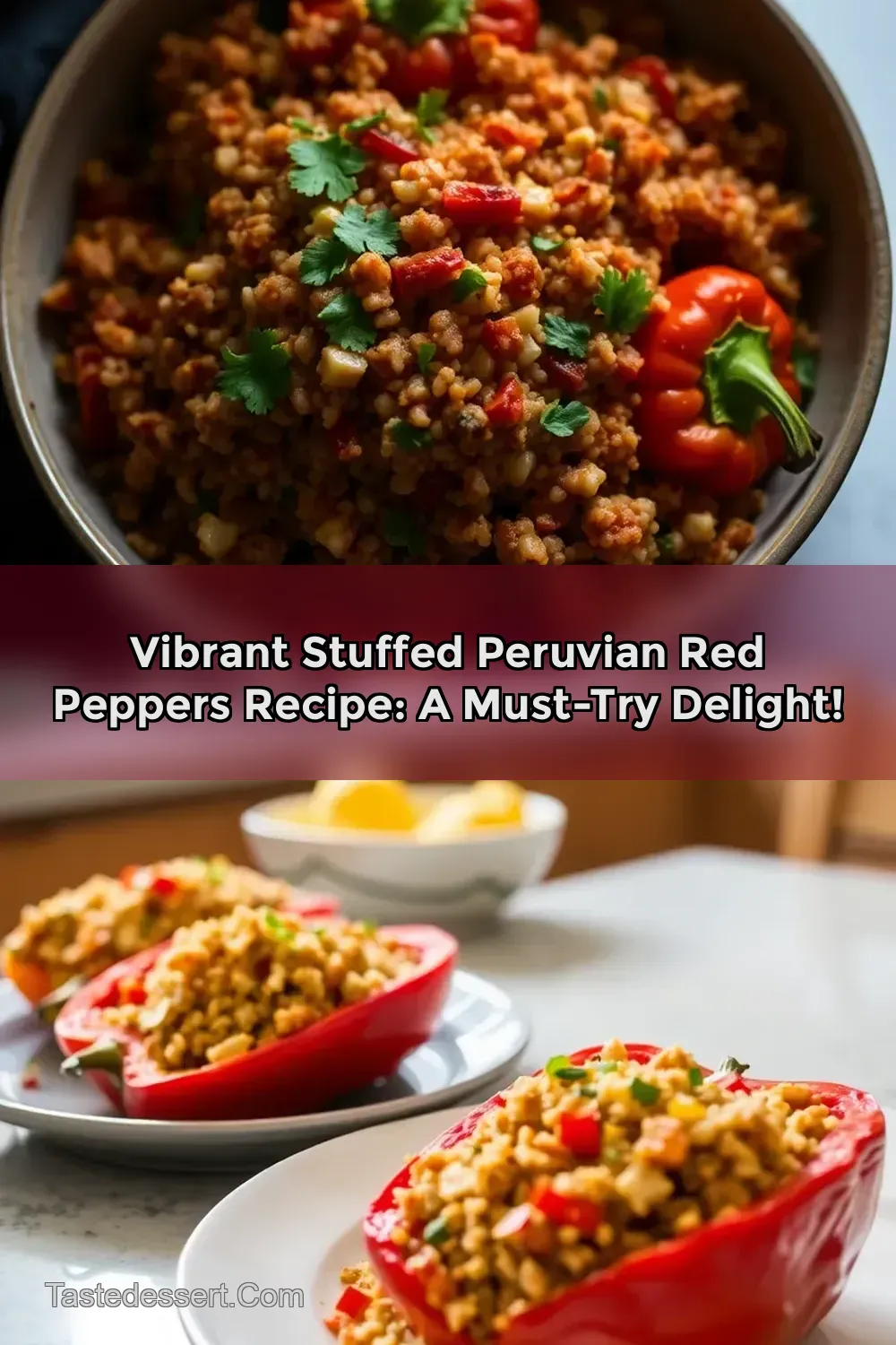 Zesty Stuffed Peruvian Red Peppers: A Family Favourite…
