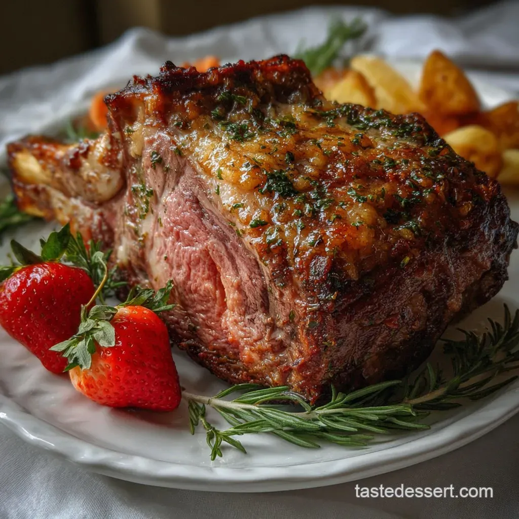Prime Rib Roast Oven: Low Temp Perfection - Taste Dessert
