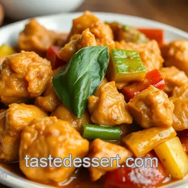 Comforting Simmered Chicken Adobo with Colorful Veggies: A…