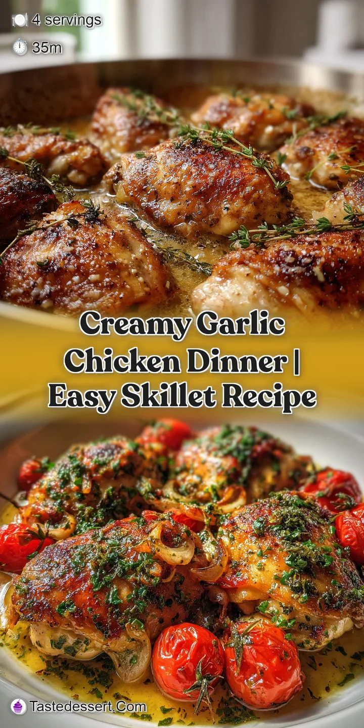 Creamy Garlic Chicken: Silky & Flavorful Skillet - Taste…
