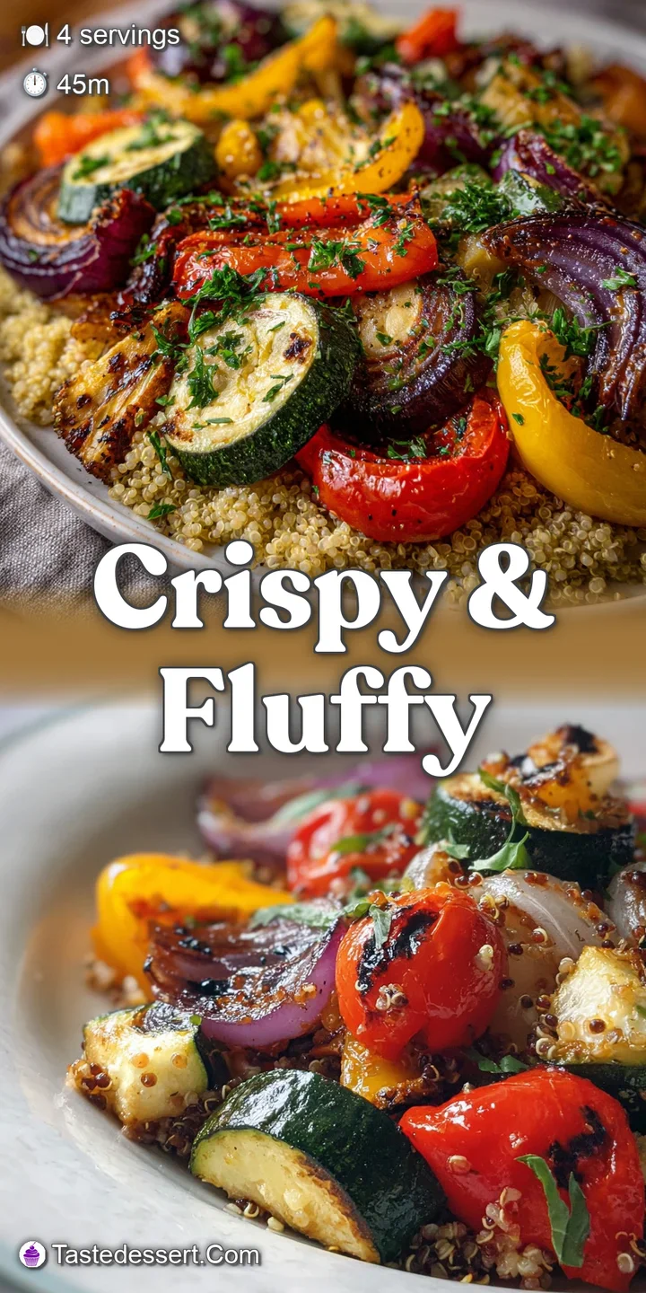 Daniel Fast Recipe with Roasted Vegetables and Quinoa