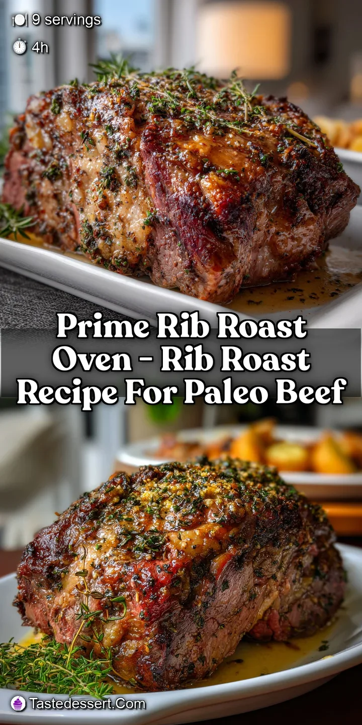 Prime Rib Roast Oven: Low Temp Perfection - Taste Dessert