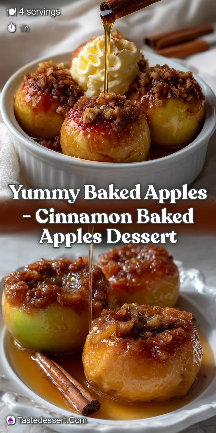 Yummy Baked Apples: The Best Cinnamon Baked Apples Dessert