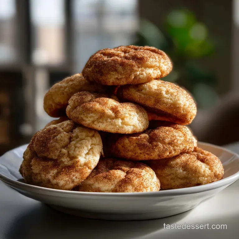 Snickerdoodle Cookies: Tangy & Buttery - Taste Dessert