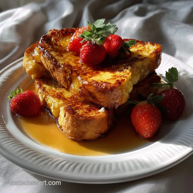 French Toast: Velvety Custard Center - Taste Dessert