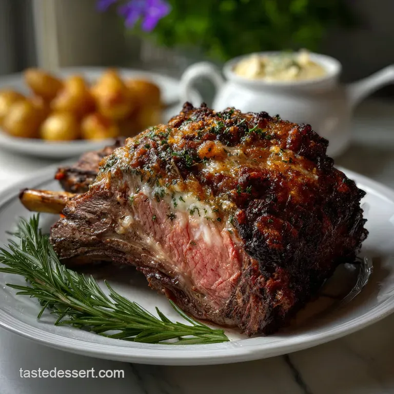 Prime Rib Roast Oven: Low Temp Perfection - Taste Dessert