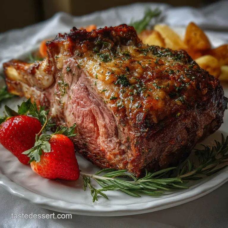 Prime Rib Roast Oven: Low Temp Perfection - Taste Dessert