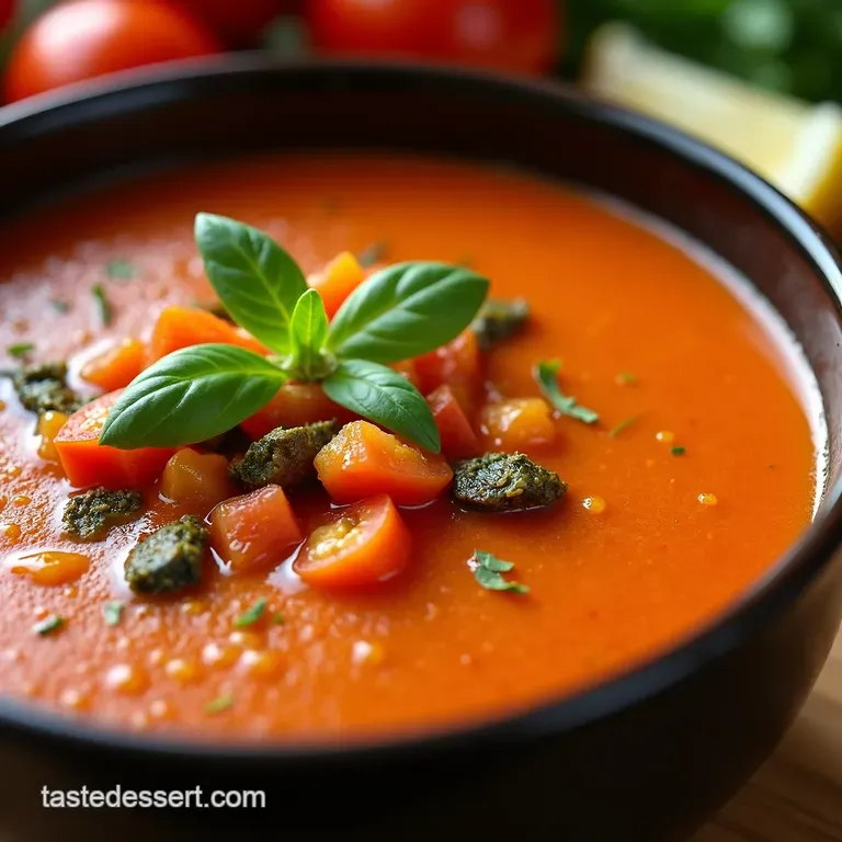 Roasted Tomato Soup Garden Vegetable Soup Perfection