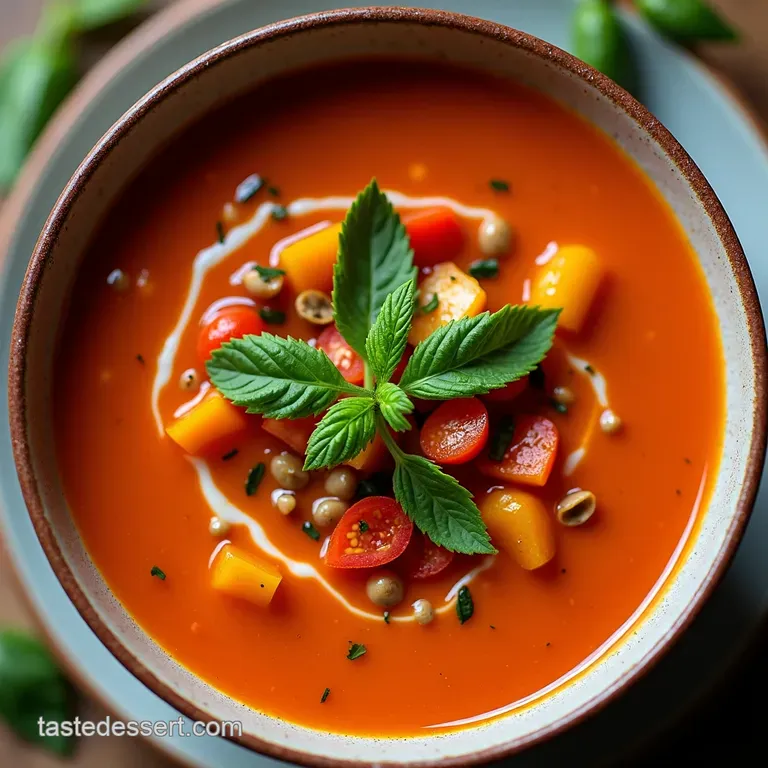 Roasted Tomato Soup Garden Vegetable Soup Perfection